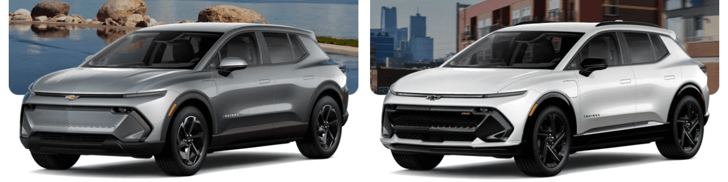 2025 Equinox EV Model Breakdown LT vs RS | Blasius Chevrolet