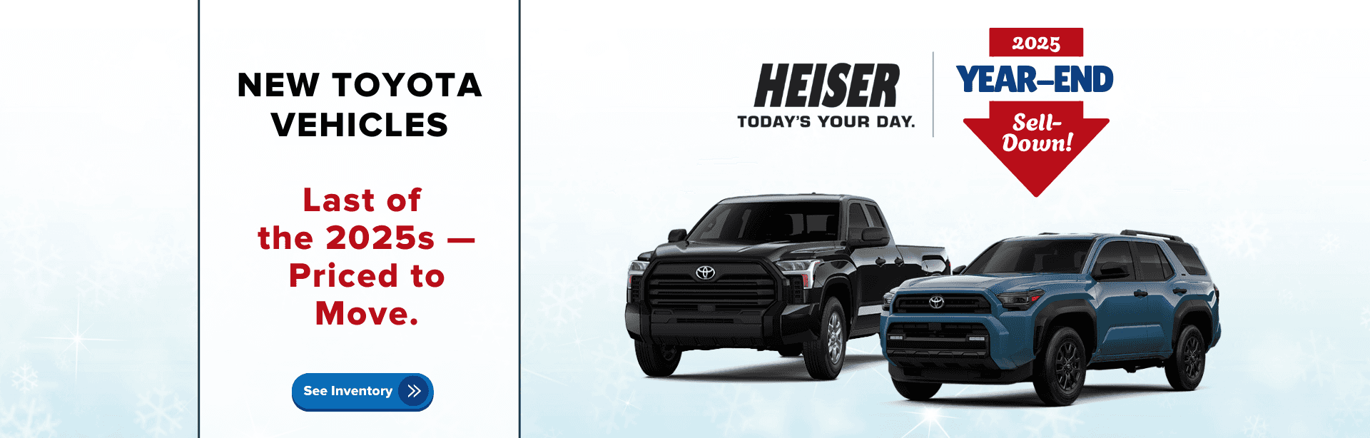 New Vehicle Specials | Heiser Toyota
