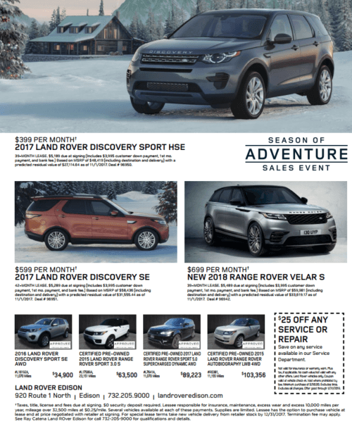 Land Rover Seasons Greetings | Land Rover Edison