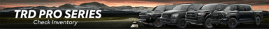 Which Toyota Models Have the TRD Pro Package Option?