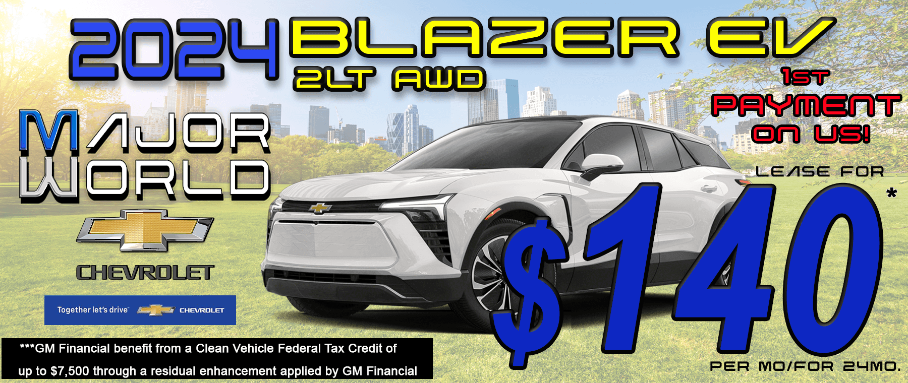 Monthly Specials | Major World Chevrolet