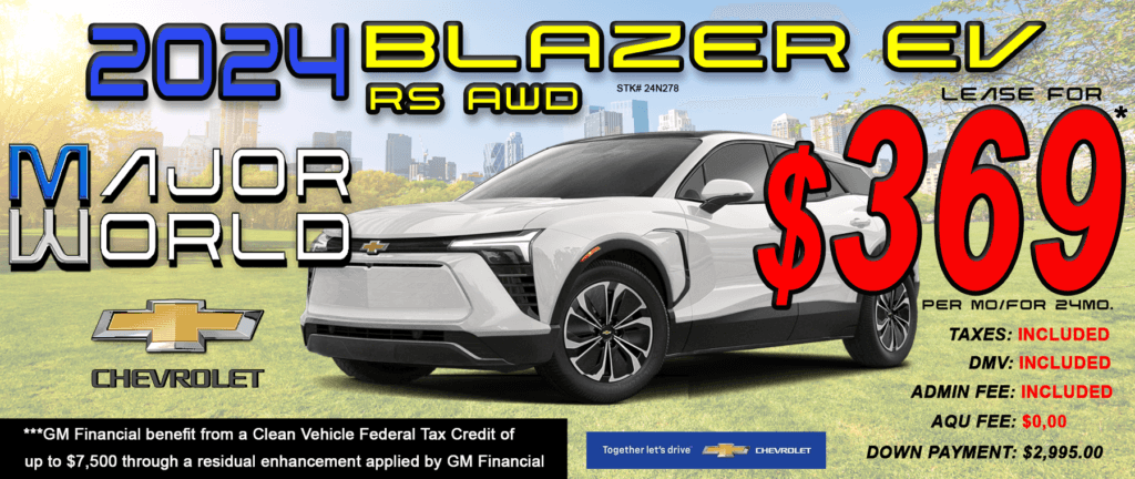 Monthly Specials | Major World Chevrolet