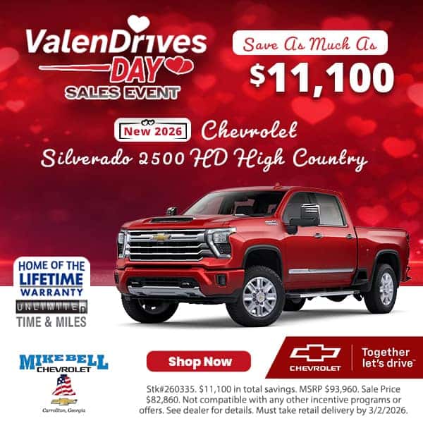 New Vehicle Specials | Mike Bell Chevrolet