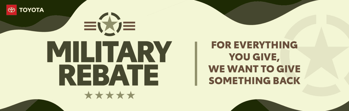 Discover Our Military Rebate Program in Mobile, AL | Palmer's Toyota ...