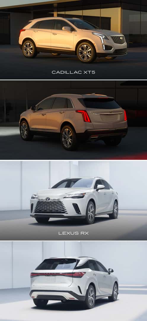 Cadillac XT5 Vs. Lexus RX Comparison