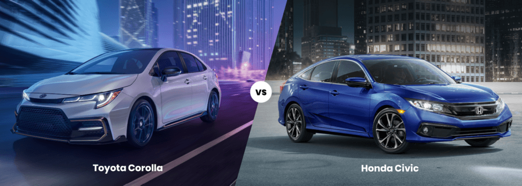 2021 Toyota Camry vs Honda Civic | Precio, MPG, Dimensiones y ...