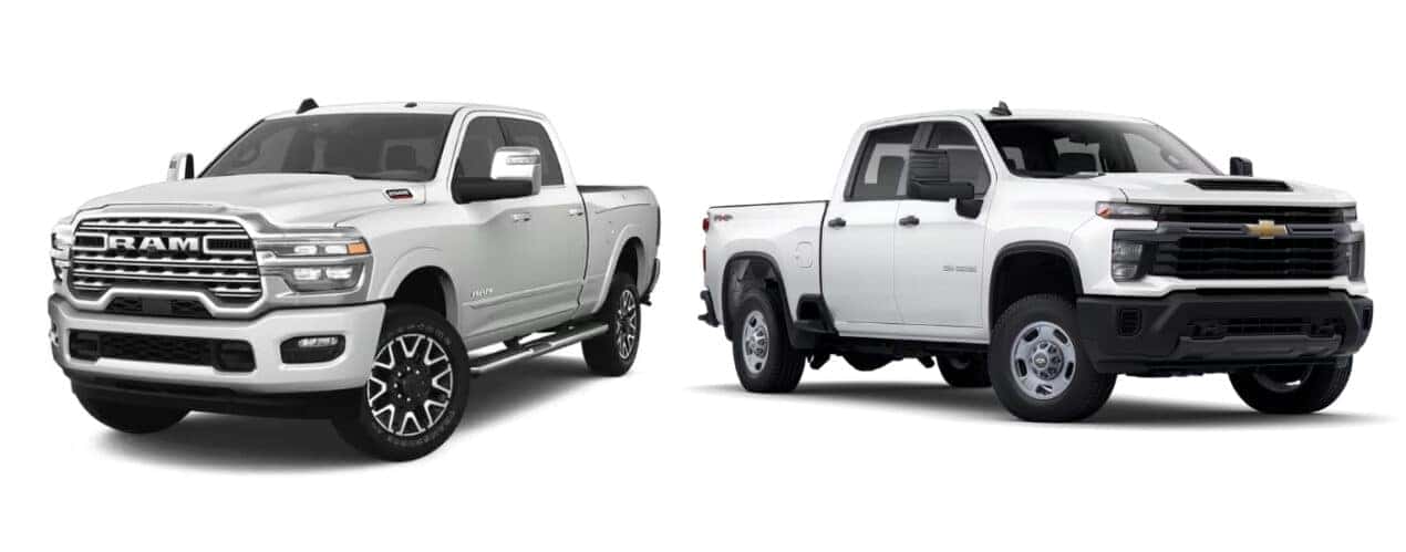 2025 Ram 2500 vs 2025 Chevy Silverado 2500 HD | Trucks for Sale