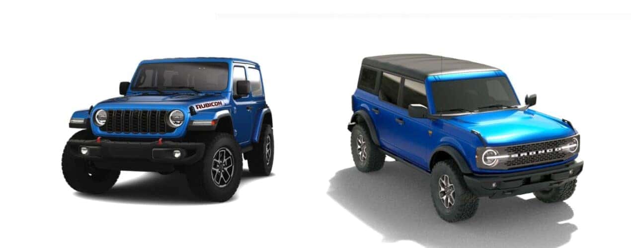 2025 Jeep Wrangler vs 2025 Ford Bronco Comparison | SUV Dealer